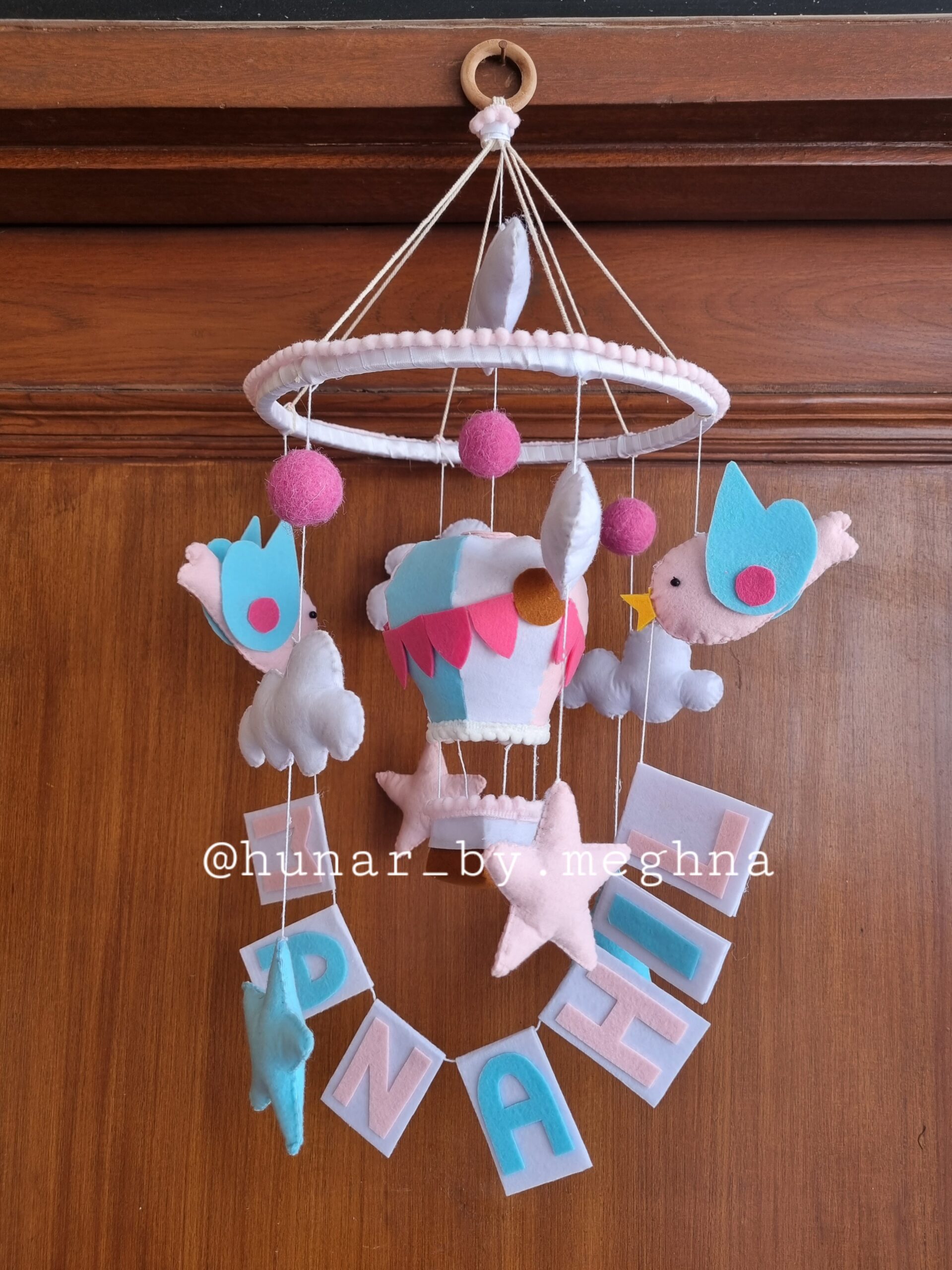Chirpy birdie baby mobile – Hunar By Meghna