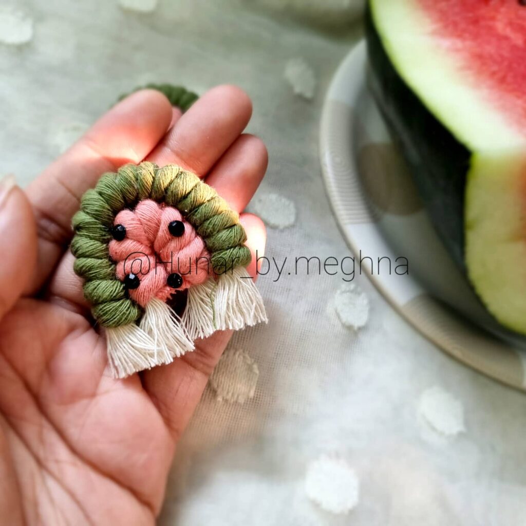 Watermelon fridge magnet (set of 2) – Hunar By Meghna