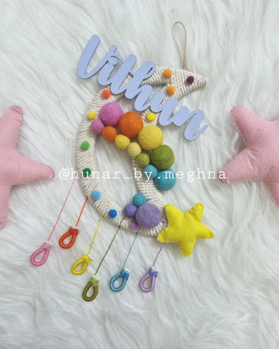 Moon child name hanging - Hunar By Meghna