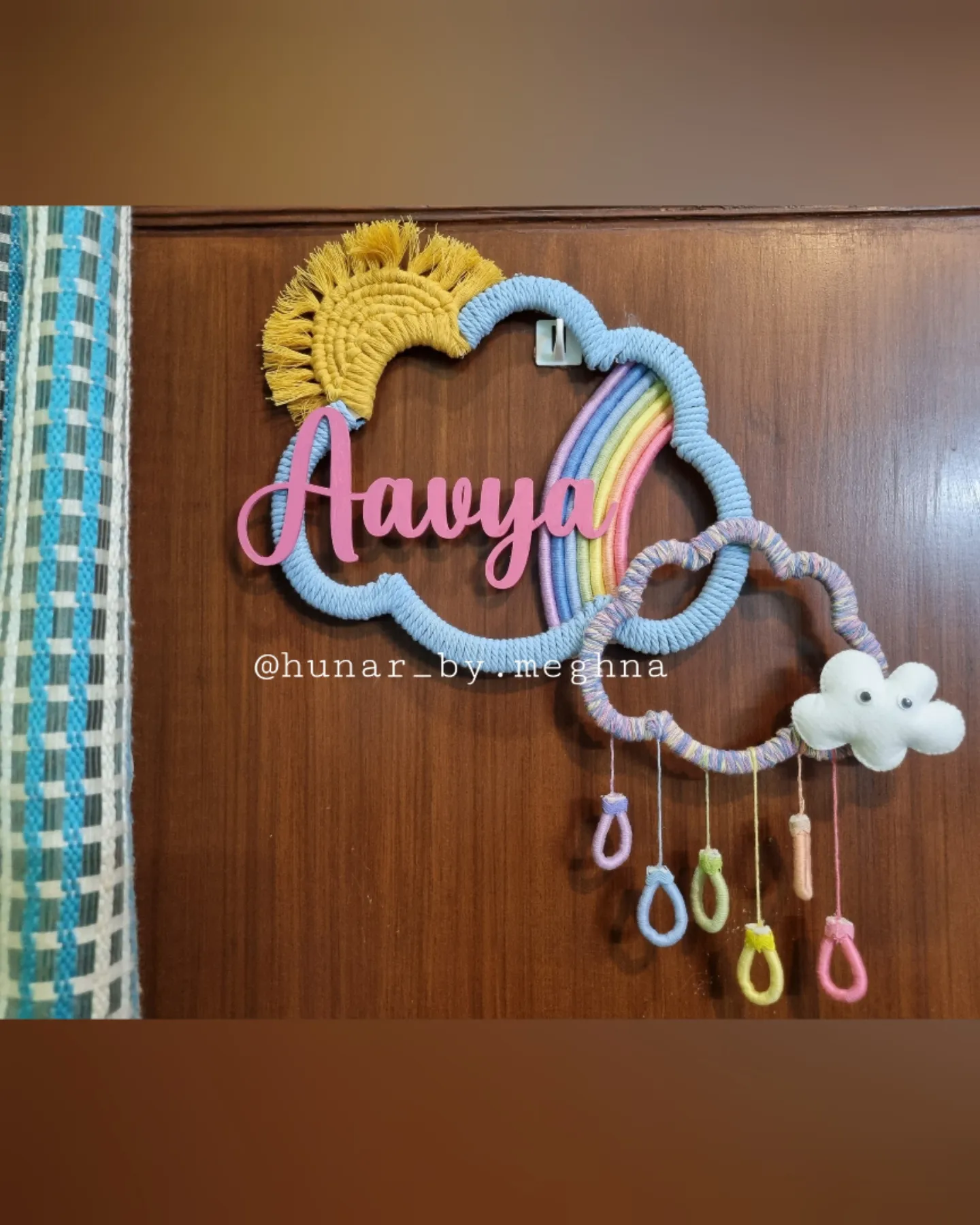 Dreamy Sky Name Hanging – Hunar By Meghna