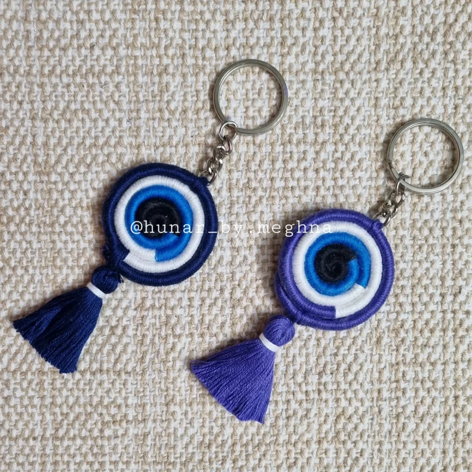 Evil Eye keychain – Hunar By Meghna