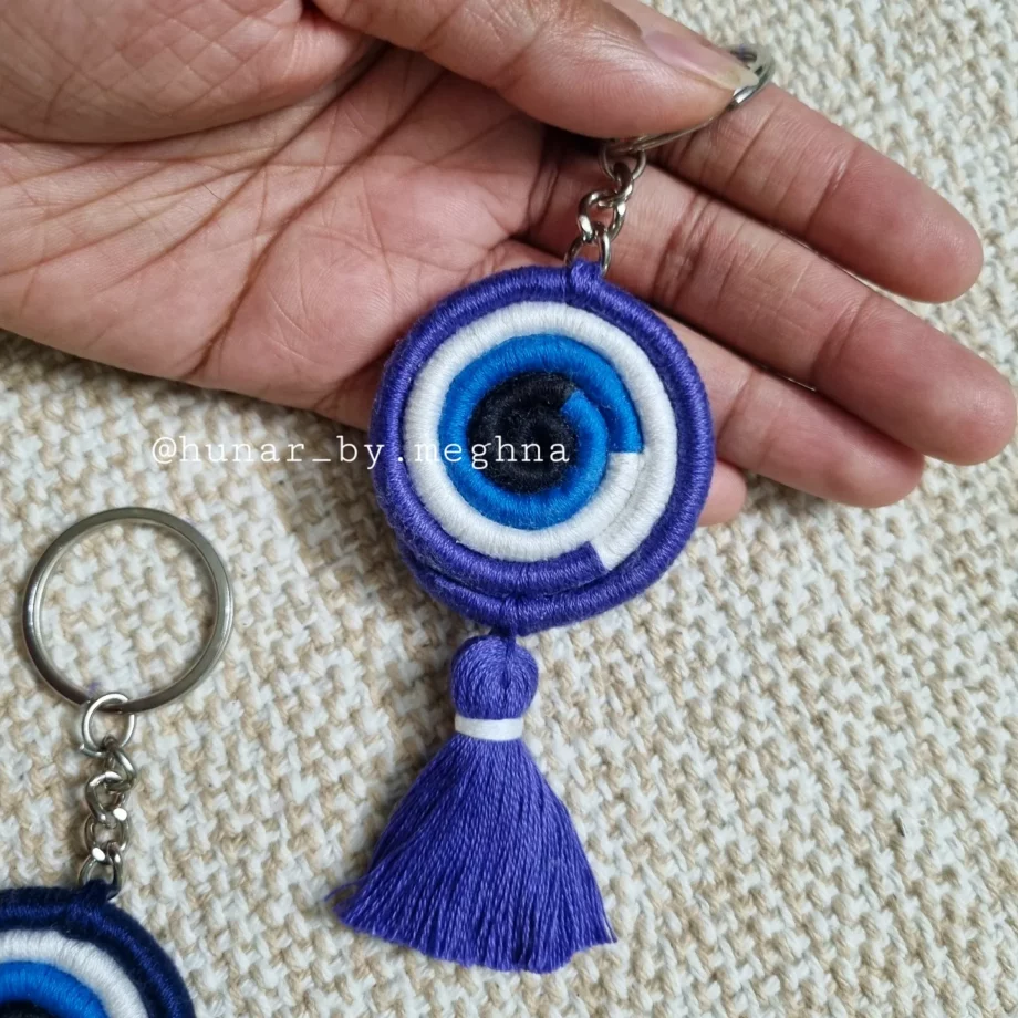 Evil Eye keychain – Hunar By Meghna