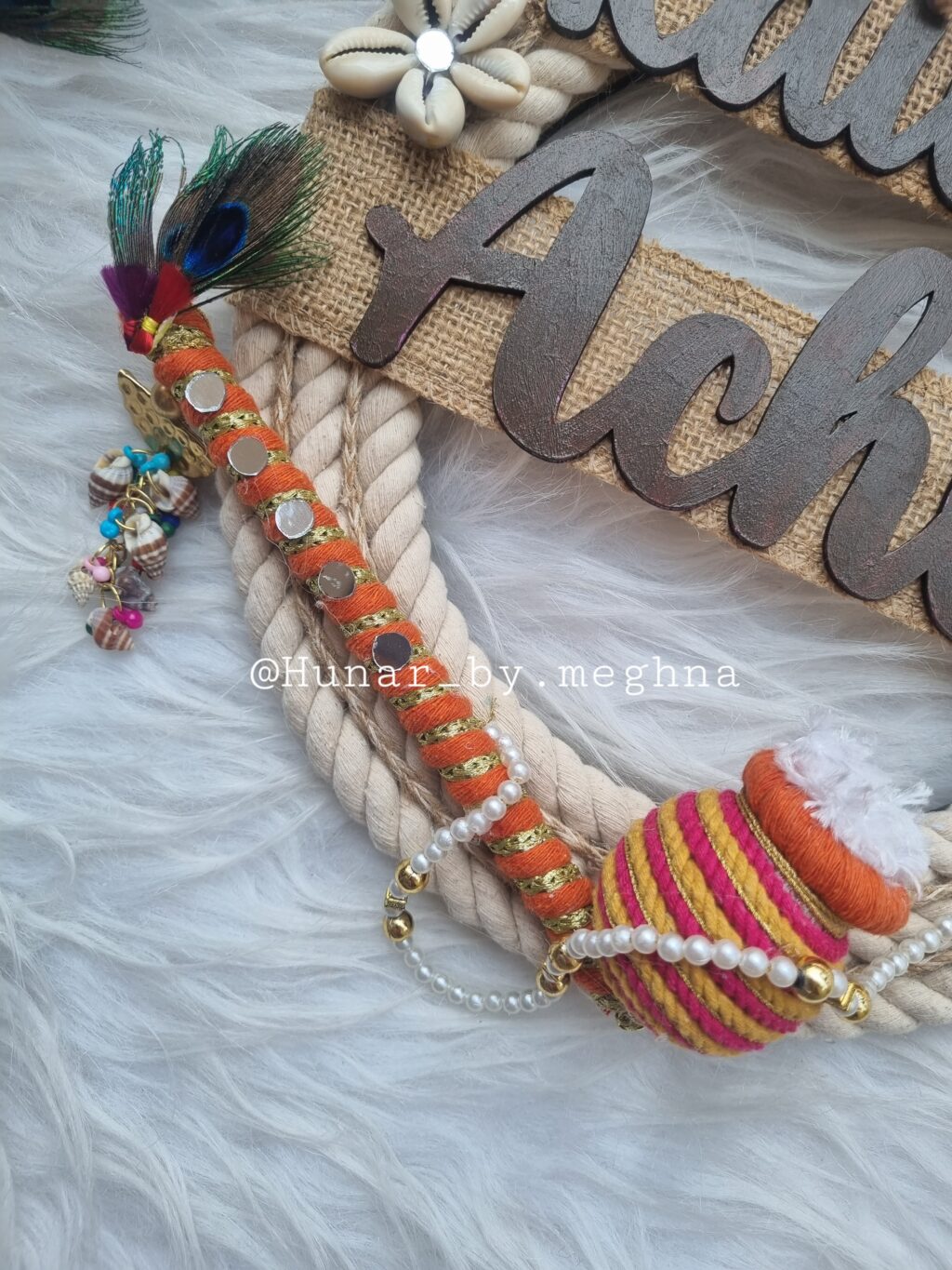 Kanha Name Plate - Hunar By Meghna