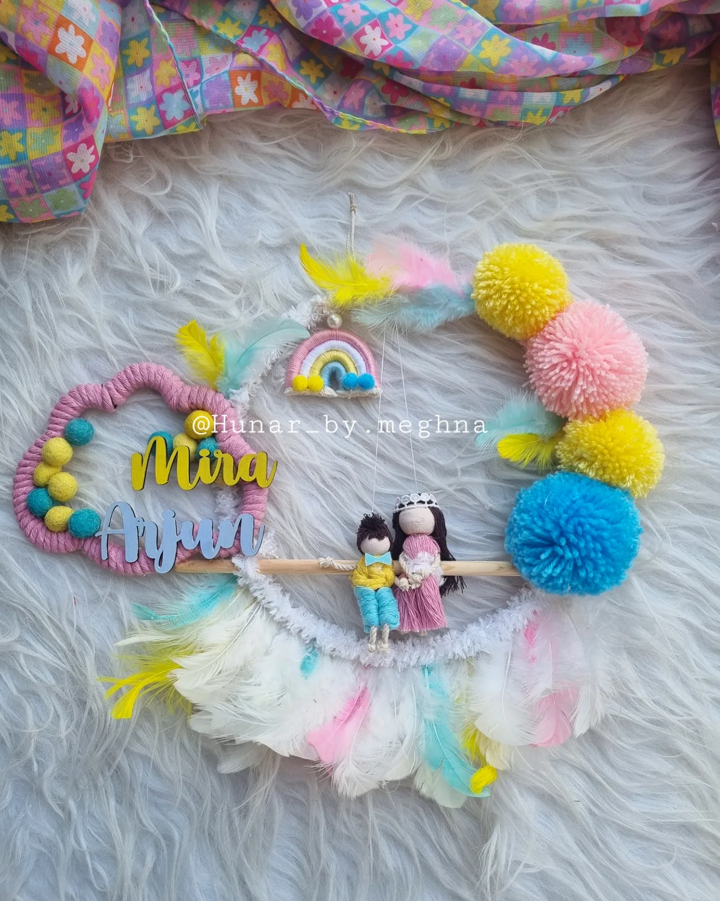 Siblings Wonderland name hanging – Hunar By Meghna