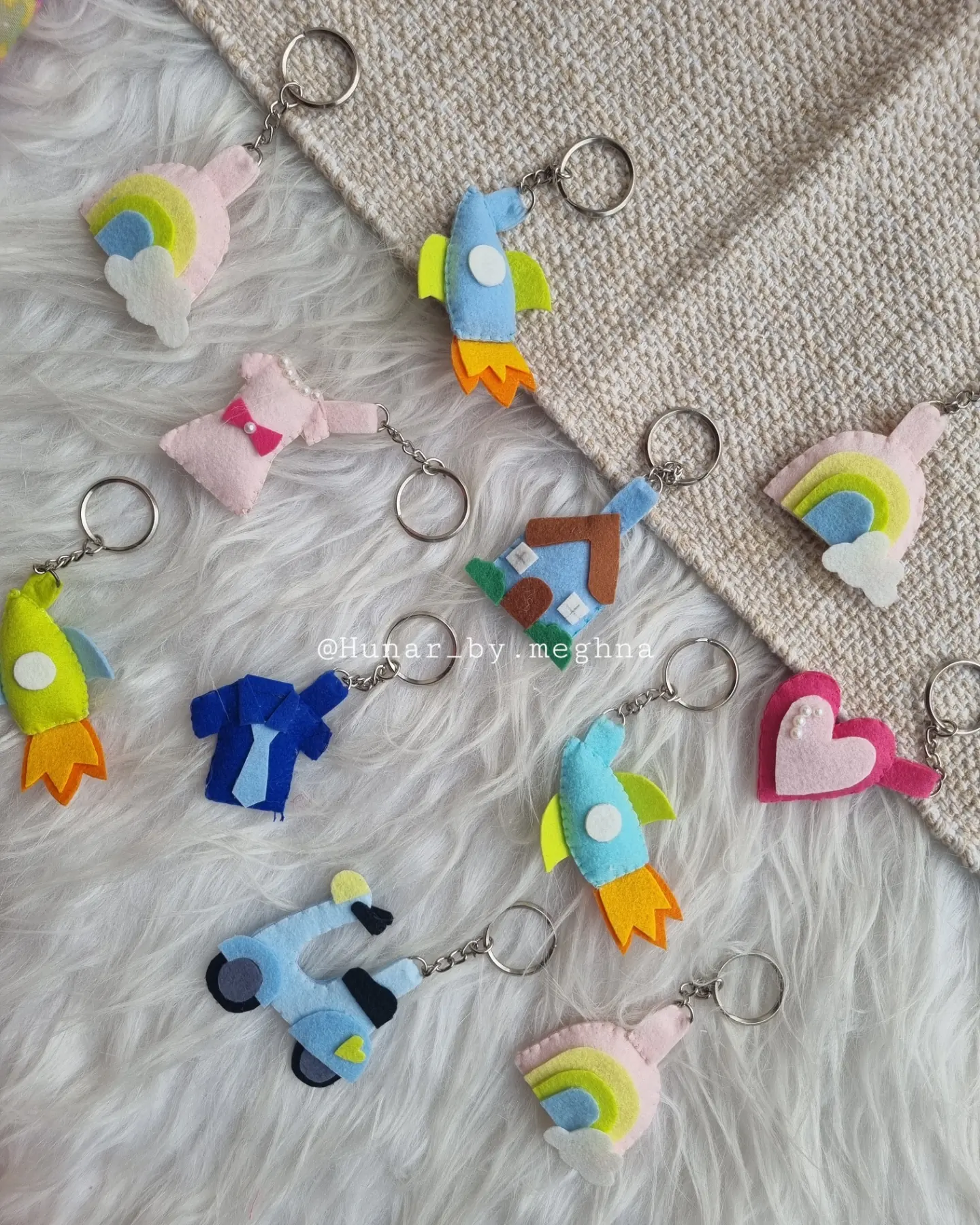 Plushy Keychains – Hunar By Meghna