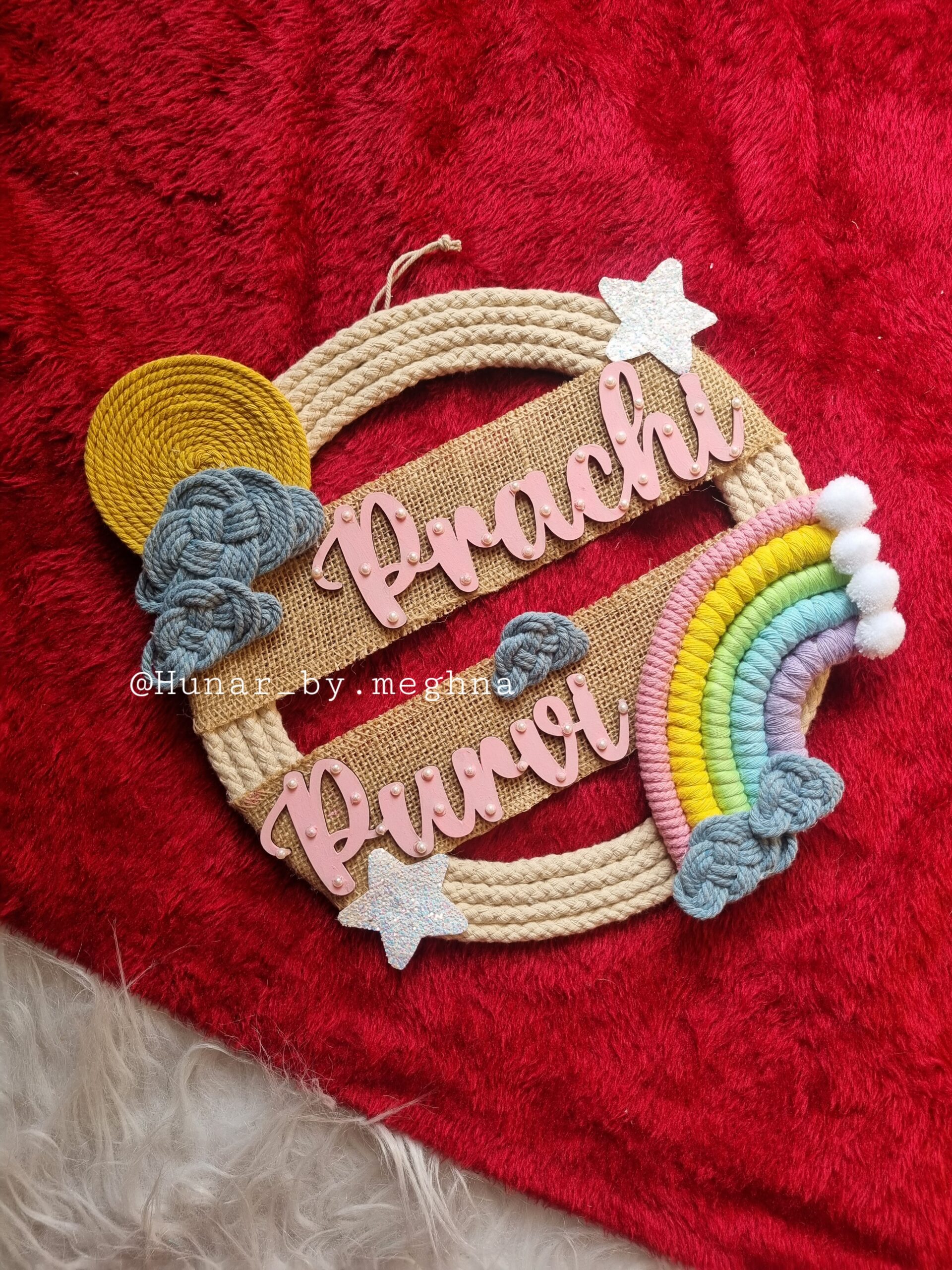 Siblings Celestial Sphere Name Hanging – Hunar By Meghna