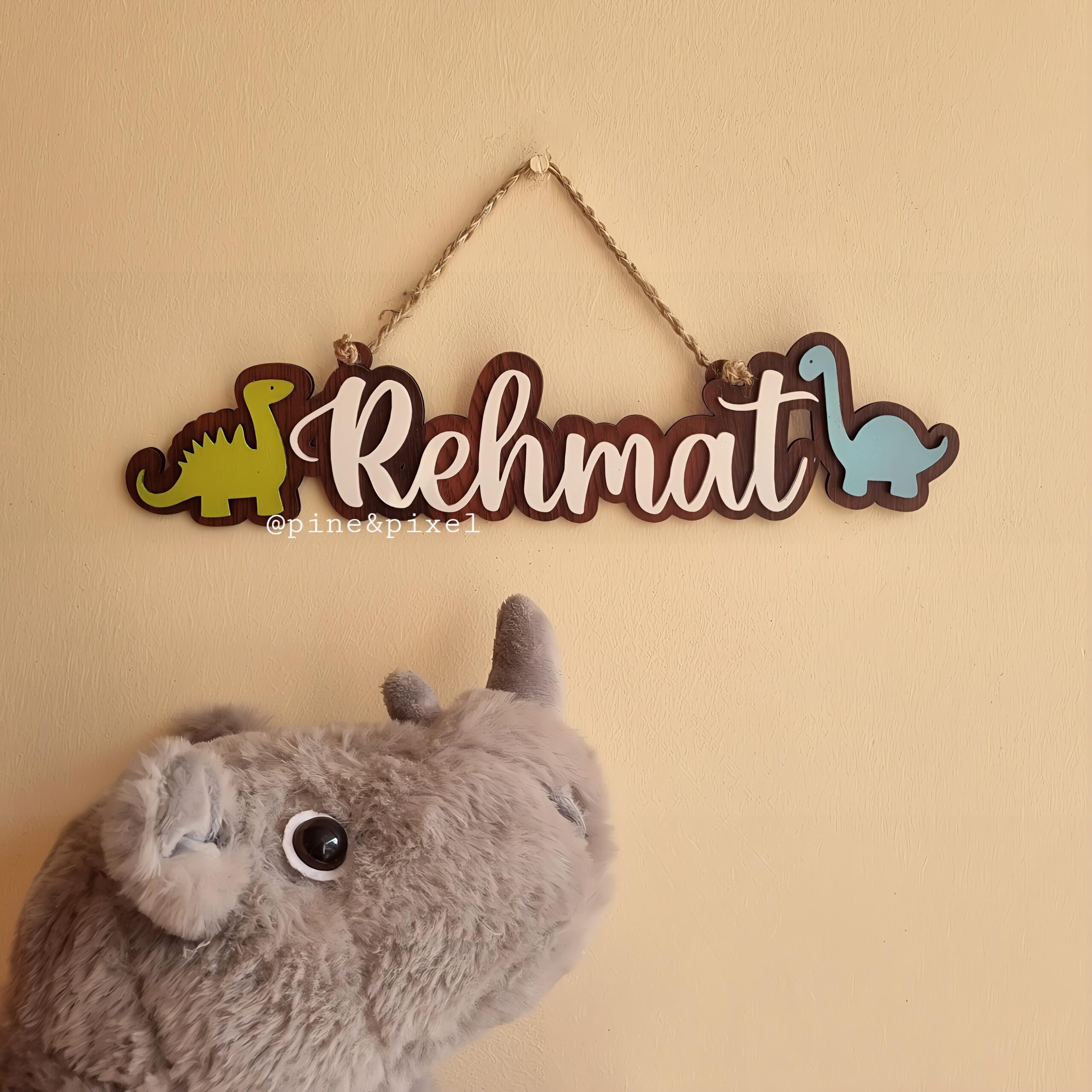 Minimalistic Aesthetic Name Plates – Hunar By Meghna